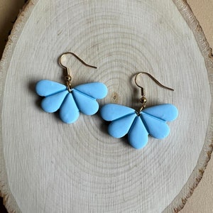 Pastel Spring Petal Polymer Clay Earrings - Etsy