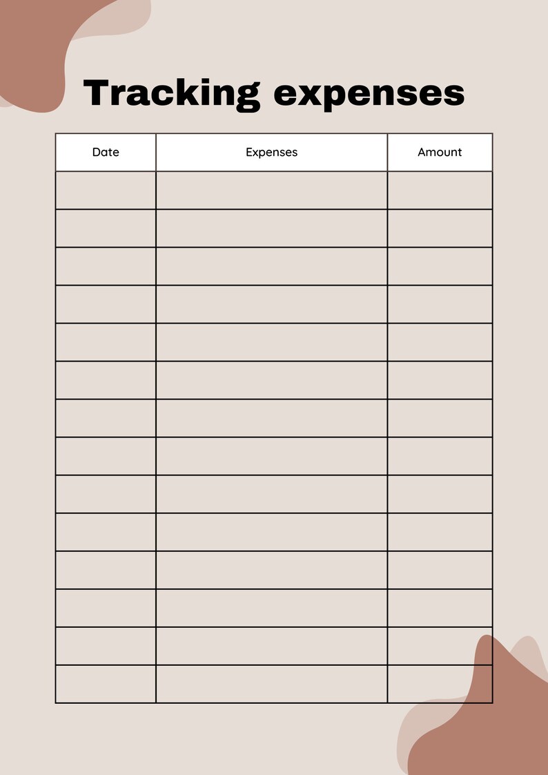 Budget Planner Notebook, Financial Organizer, Expense Tracker, Money ...