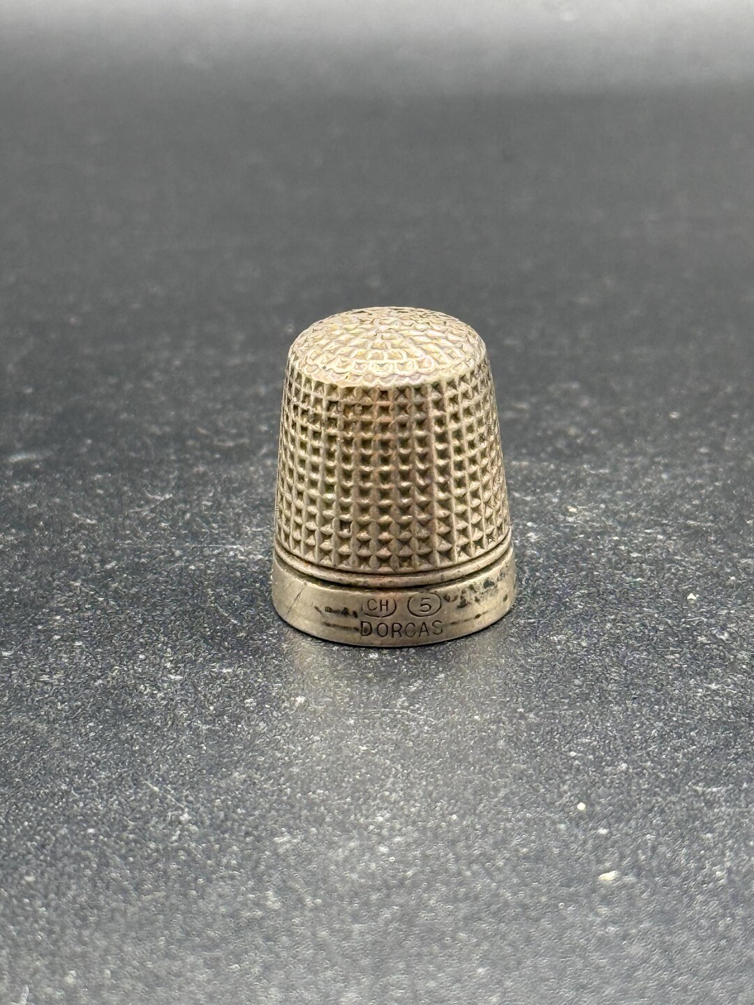 Antique Charles Horner "dorcas" Thimble – Size 5, Vintage Sewing ...