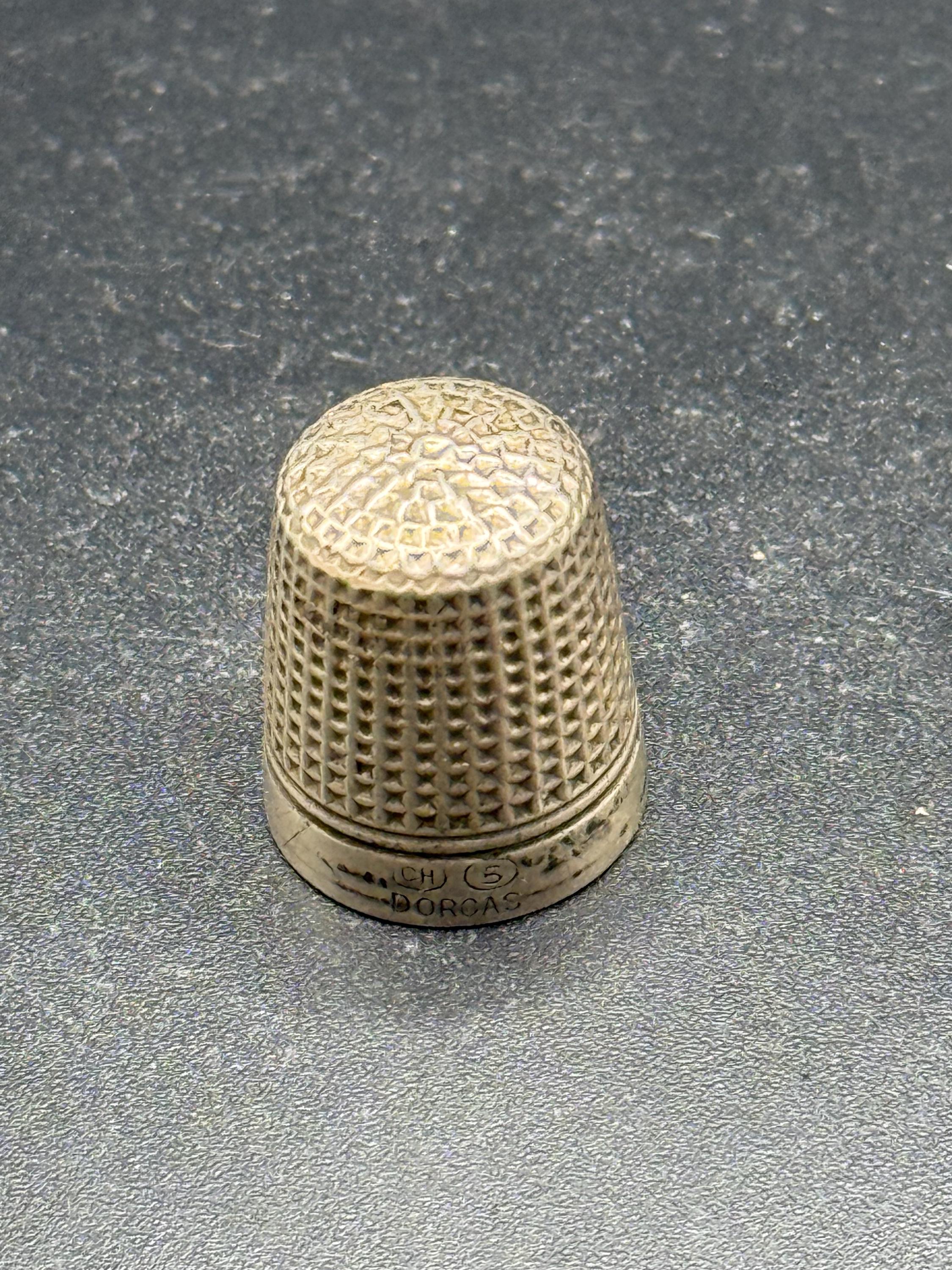 Antique Charles Horner "dorcas" Thimble – Size 5, Vintage Sewing ...