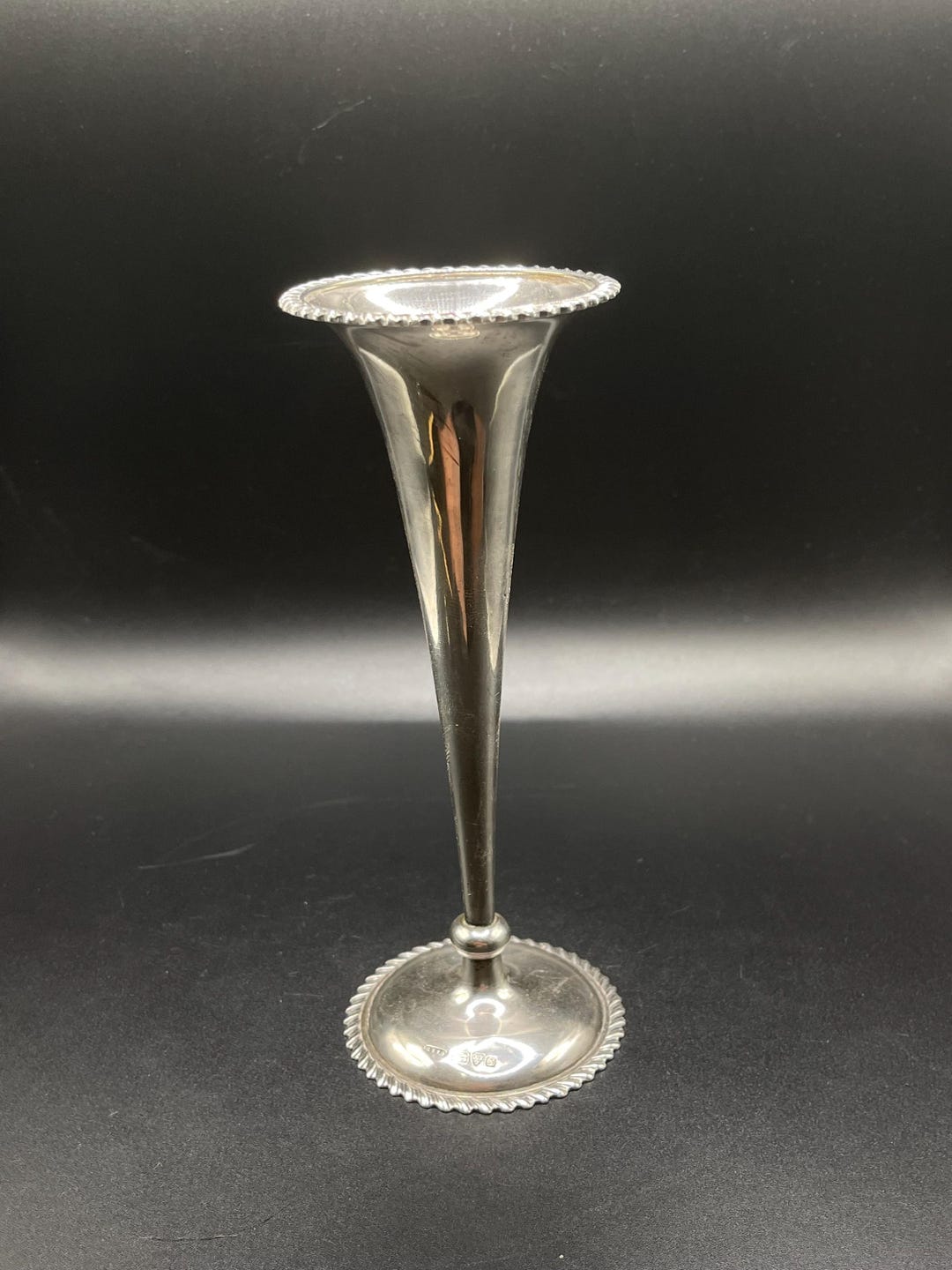 Sterling Silver Trumpet Vase by Stokes & Ireland Ltd, Chester 1904 - Etsy