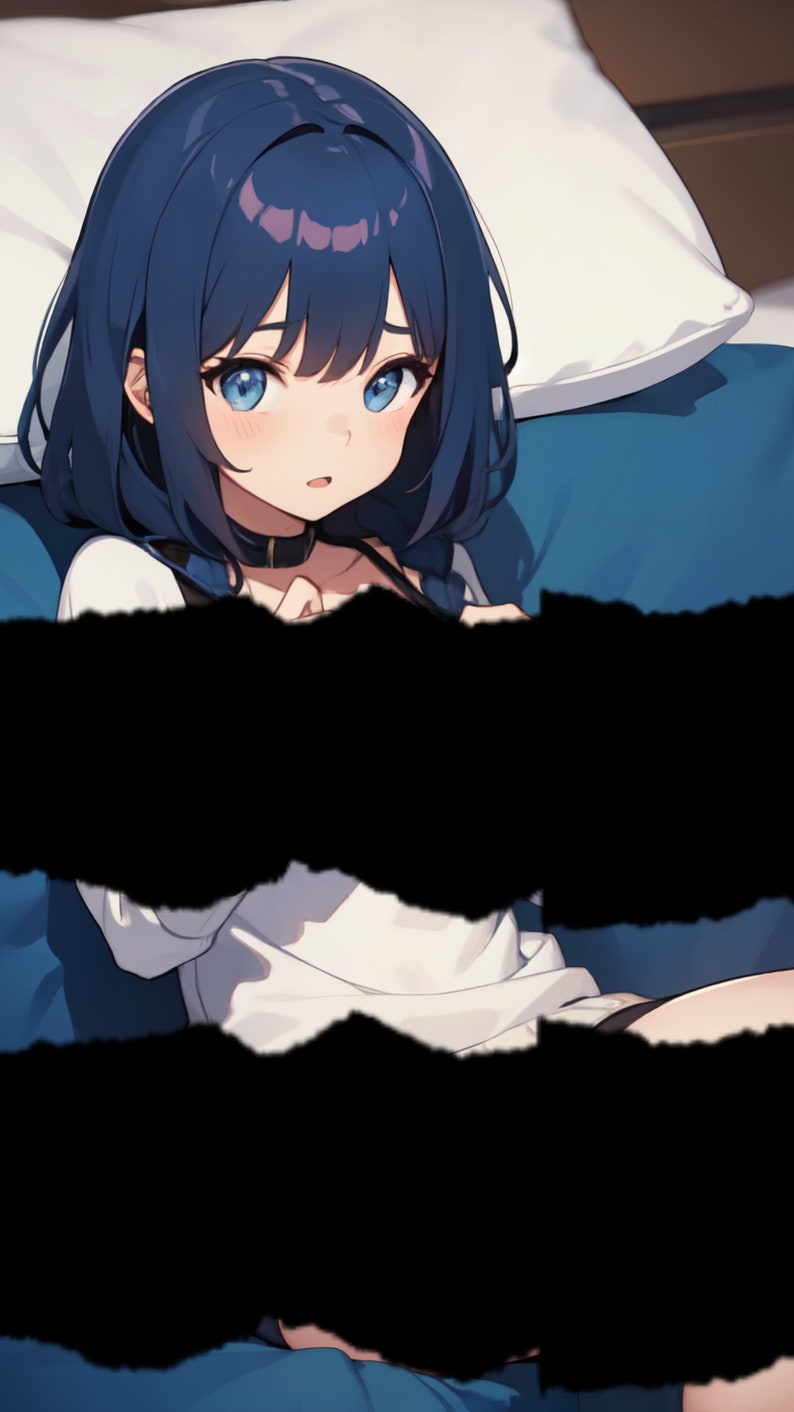 Waifu Blue Hair Girls Nsfw 50 Ai Girl Png Ai Girl 18 Ai Girl