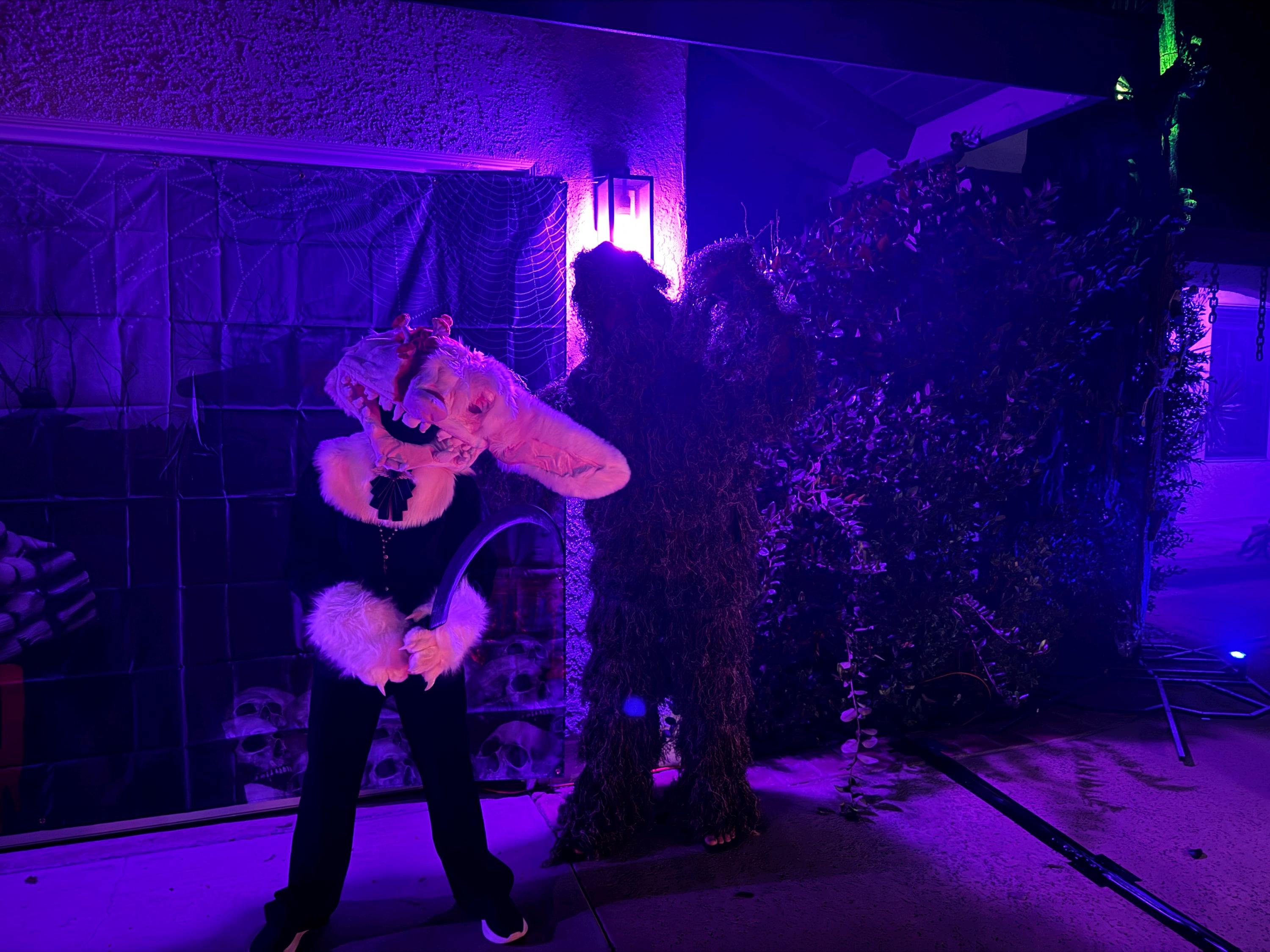 Albino Horror Zombie Bat Fursuit Mini Partial, Includes Head, Paws, and ...