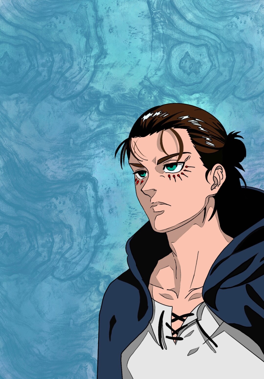 Eren Yeager ATOT Digital Print - Etsy