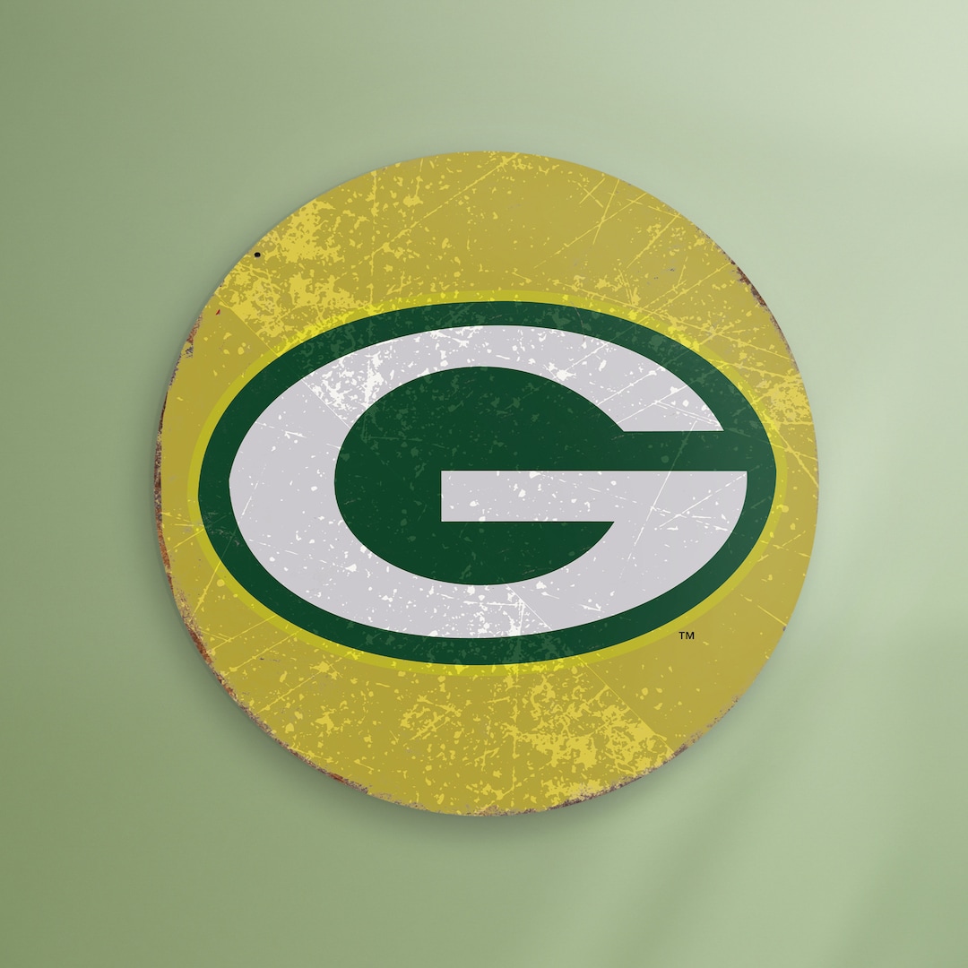 Green Bay Packers Metal Sign Wall Decor Football Lover Gift Football ...