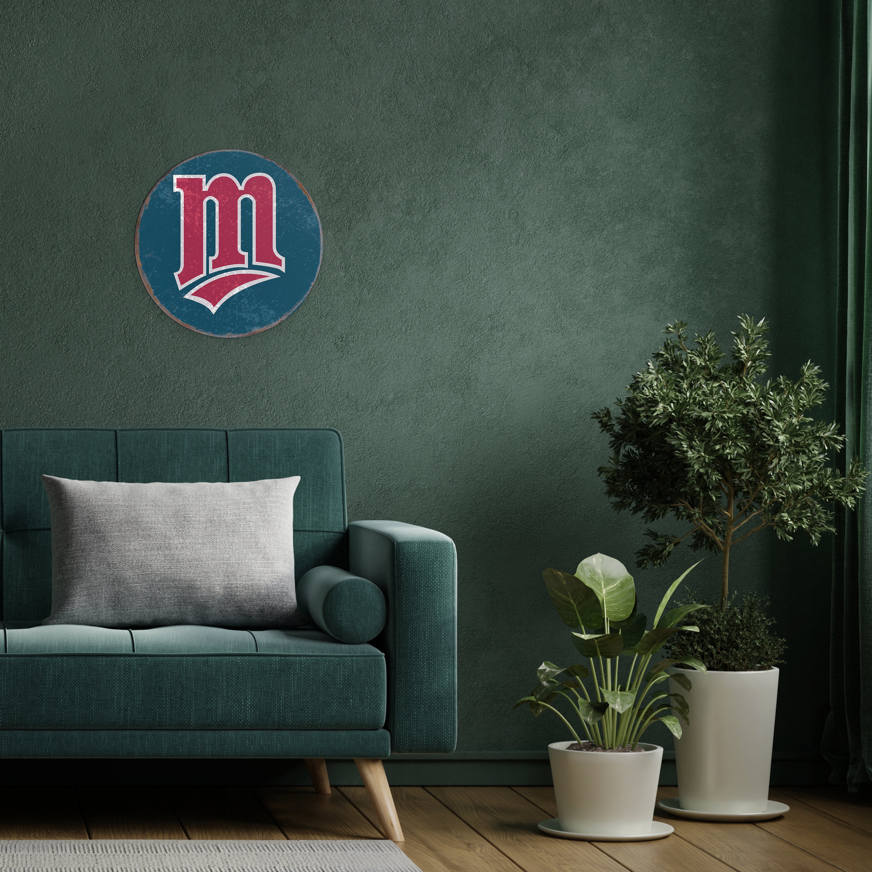 Minnesota Twins Metal Sign Wall Decor Baseball Lover Wall Sign Gift ...