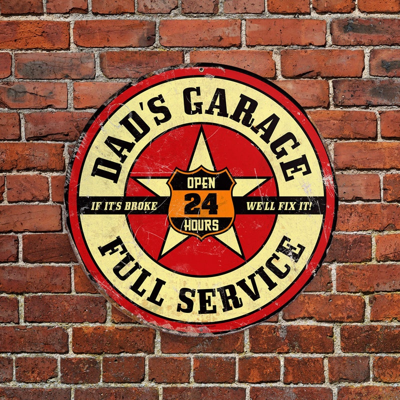 Garage Metal Poster - Etsy