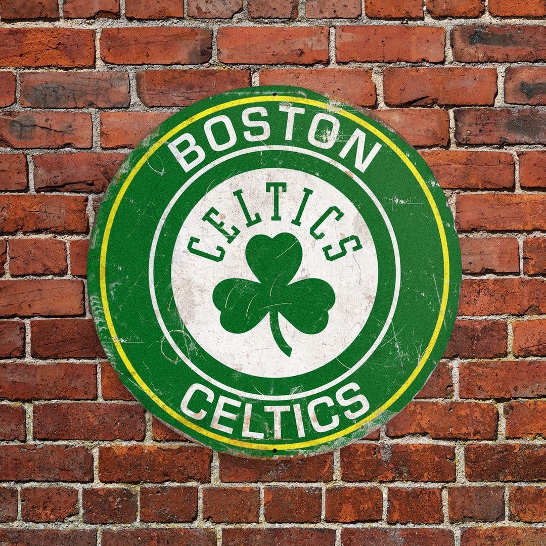 Boston Celtics Metal Sign, Boston Celtics Wall Decor, Basketball Lover ...
