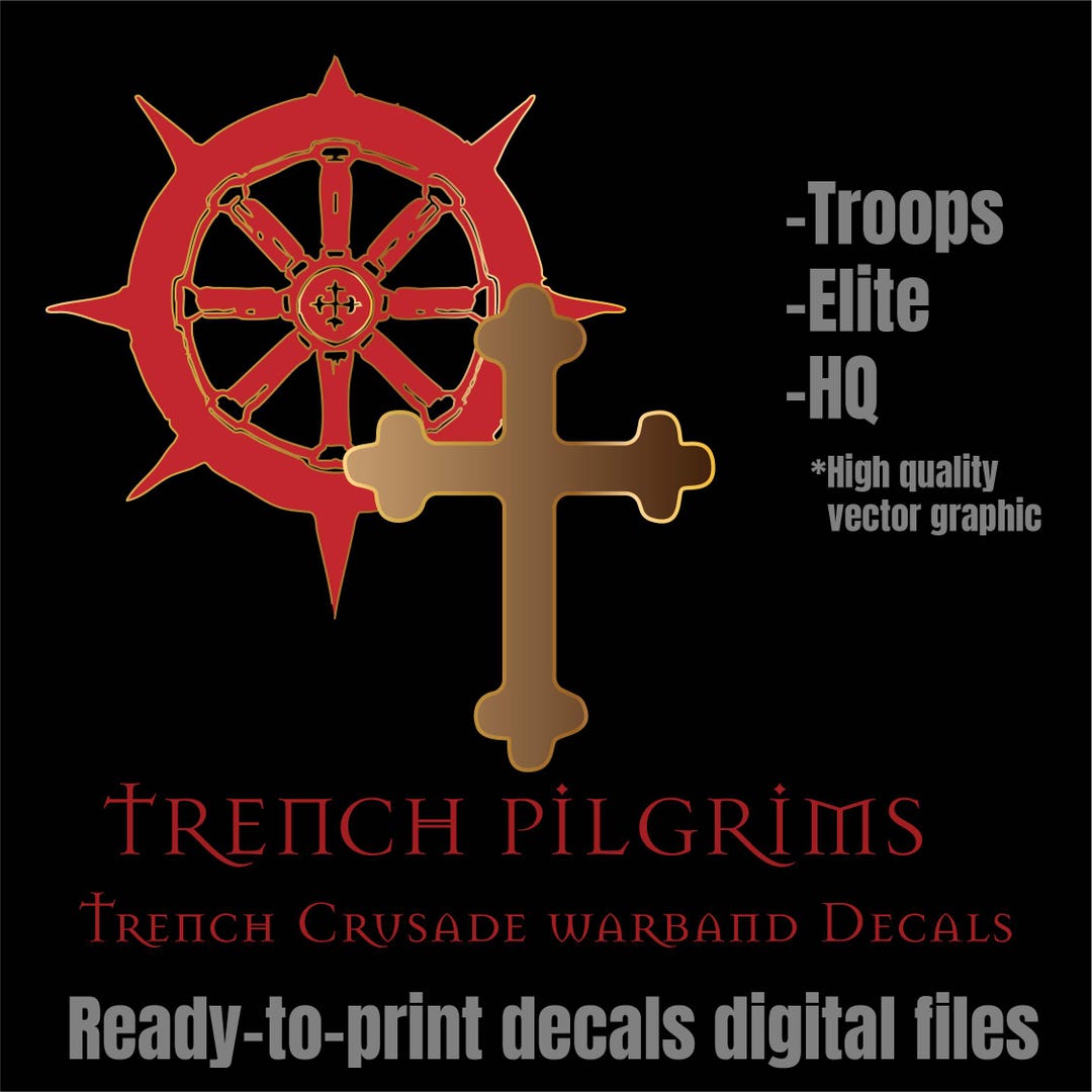 Digital Decals - Trench Pilgrimage Guys From Trench Wargame Ready-to ...