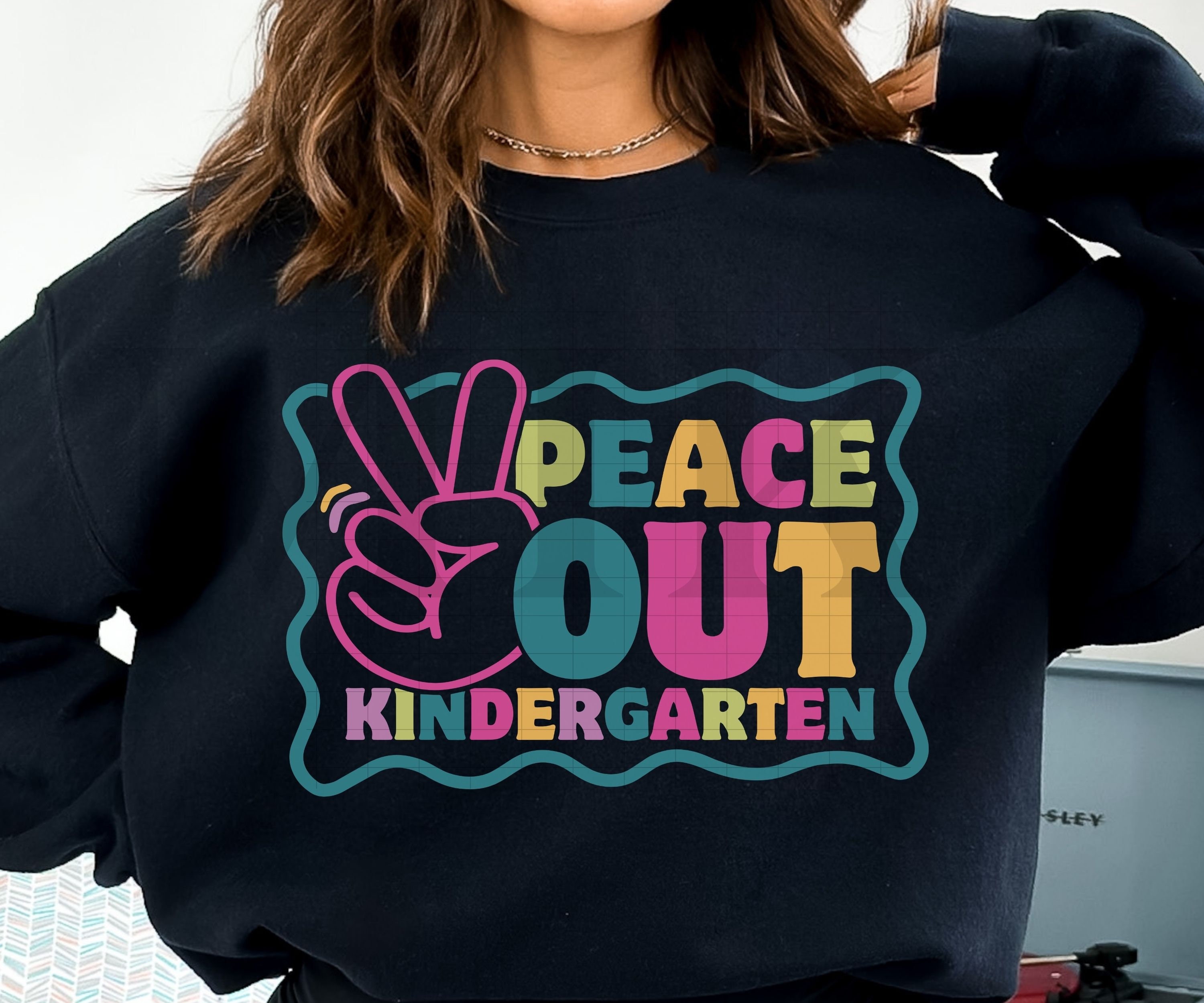 Peace Out Kindergarten Svg, Png Files, Instant DOWNLOAD, Last Day of ...