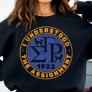 Sigma Gamma Rho Svg, Png Files, I Understood the Assignment Svg, Svg ...