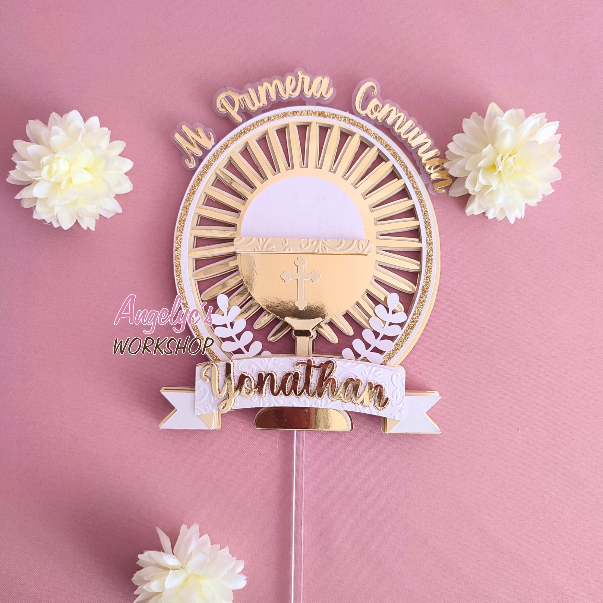 Archivo Dígital Cake Topper de Primera Comunión & First Communion Cake ...
