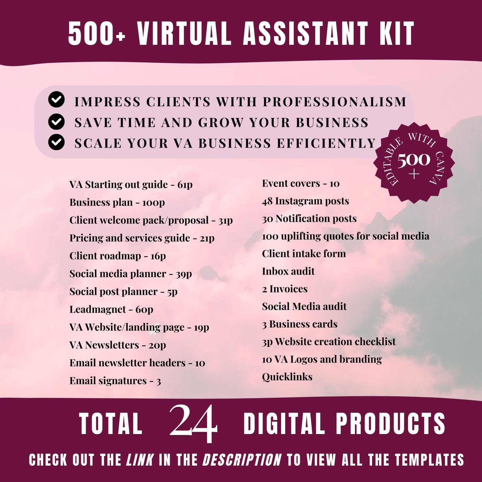 Virtual Assistant Starter Pack, Welcome Pack, Virtual Assistant ...