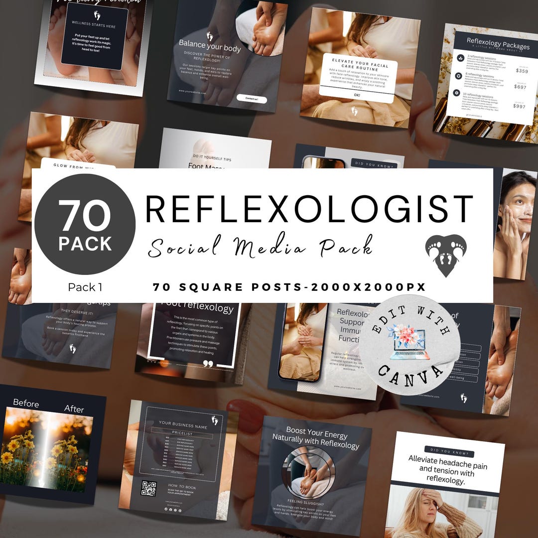 Reflexology Social Media, Holistic Business Marketing, Reflexology ...