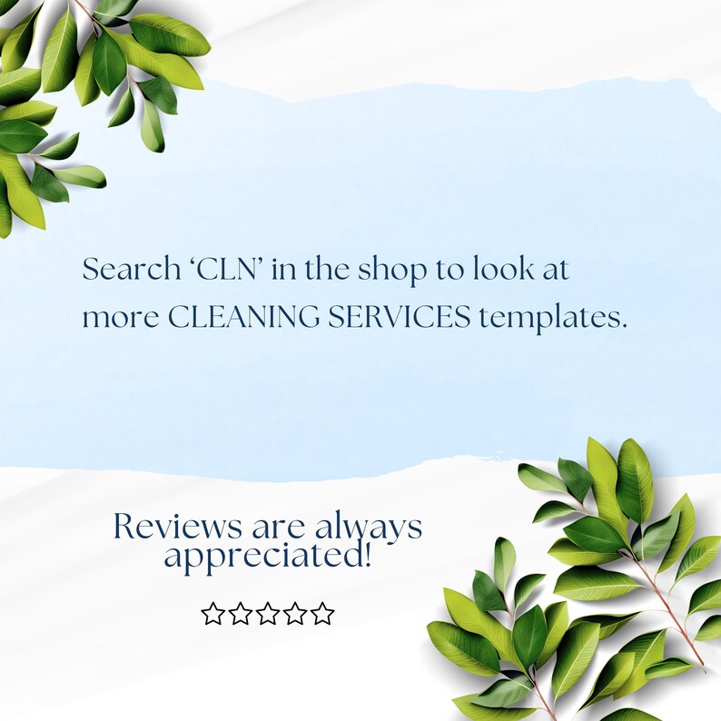 Cleaning Business Invoice Templates, Editable Small Business Invoices ...