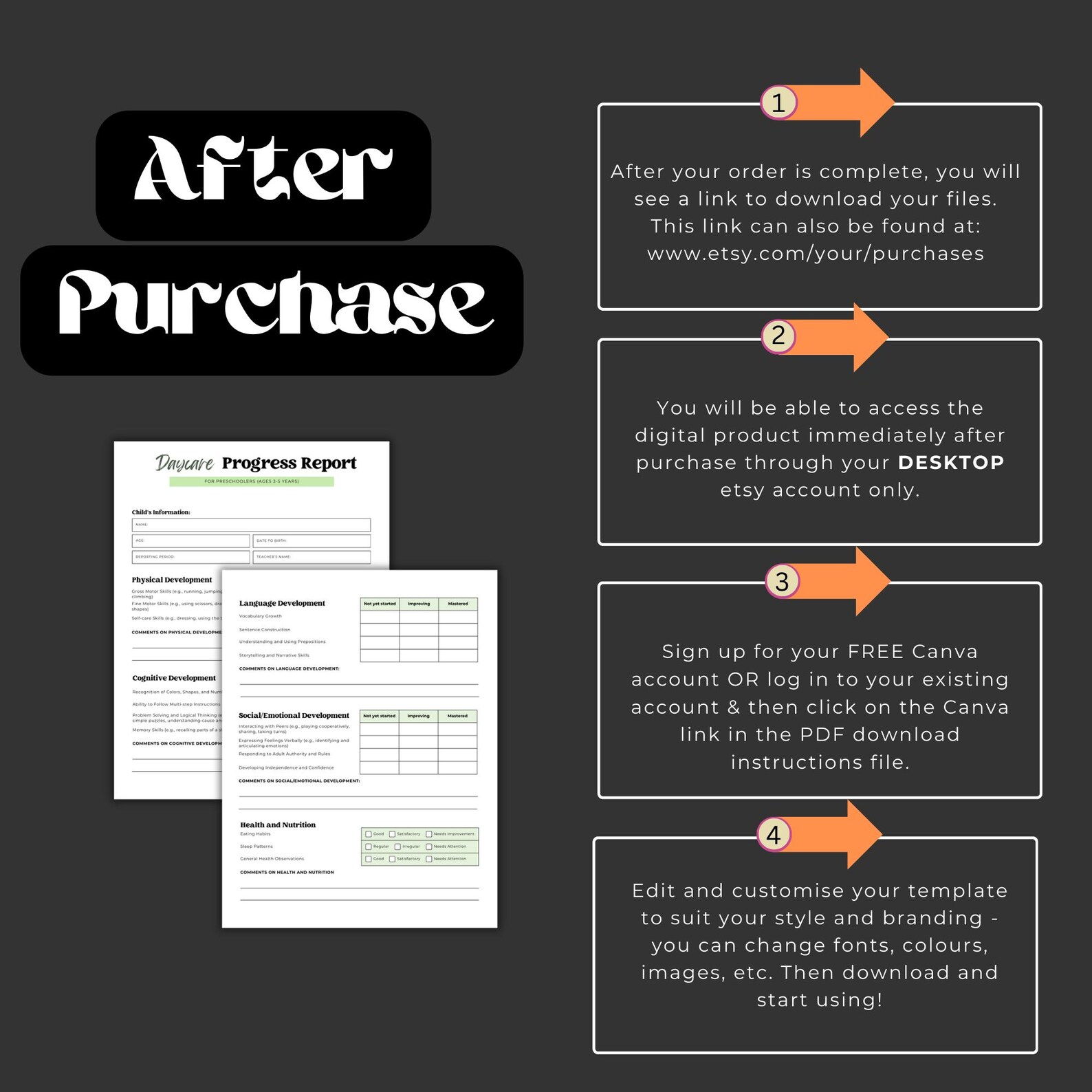 Daycare Enrollment Form Canva Childcare Forms Childcare Intake Form ...