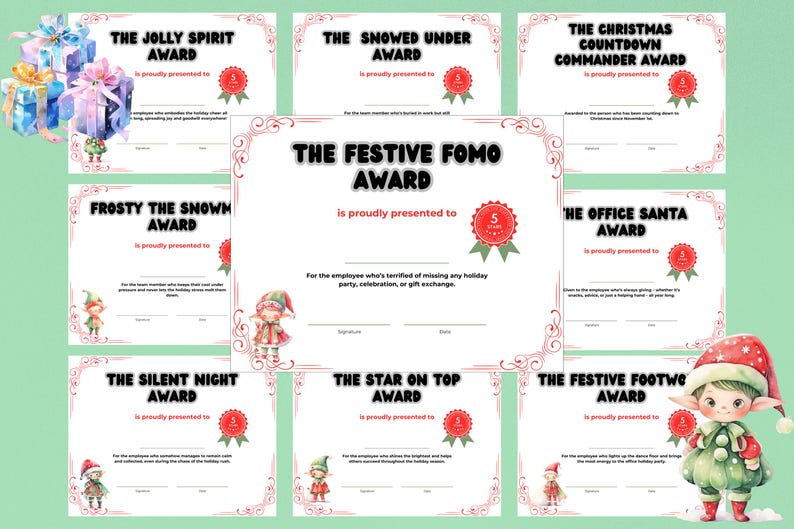 30 Funny Christmas Employee Appreciation Awards, Staff Recognition ...