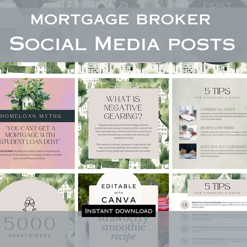30 Mortgage Broker Social Media Posts, Loan Broker Feed, Mortgage ...
