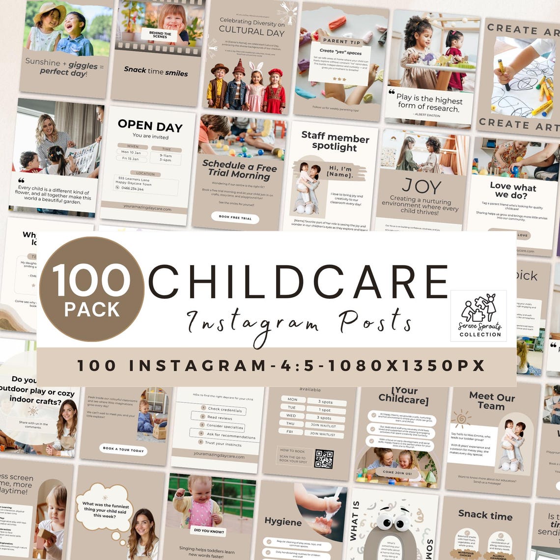 Childcare 2025 Instagram Posts, Social Media Posts for Daycare, Canva ...
