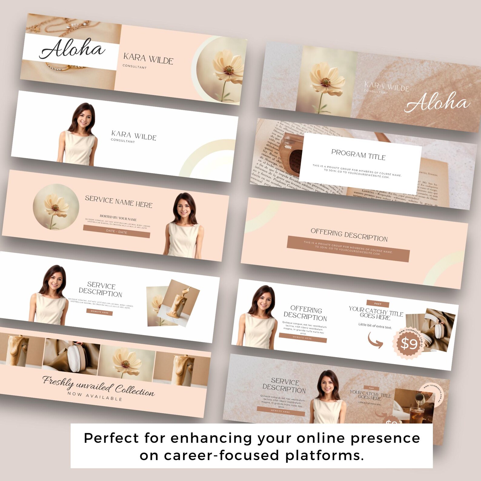 Professional Banners, Professional Platforms Template, Canva Template ...