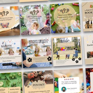 Childcare Social Media Posts, Early Learning Center Posts, Instagram ...