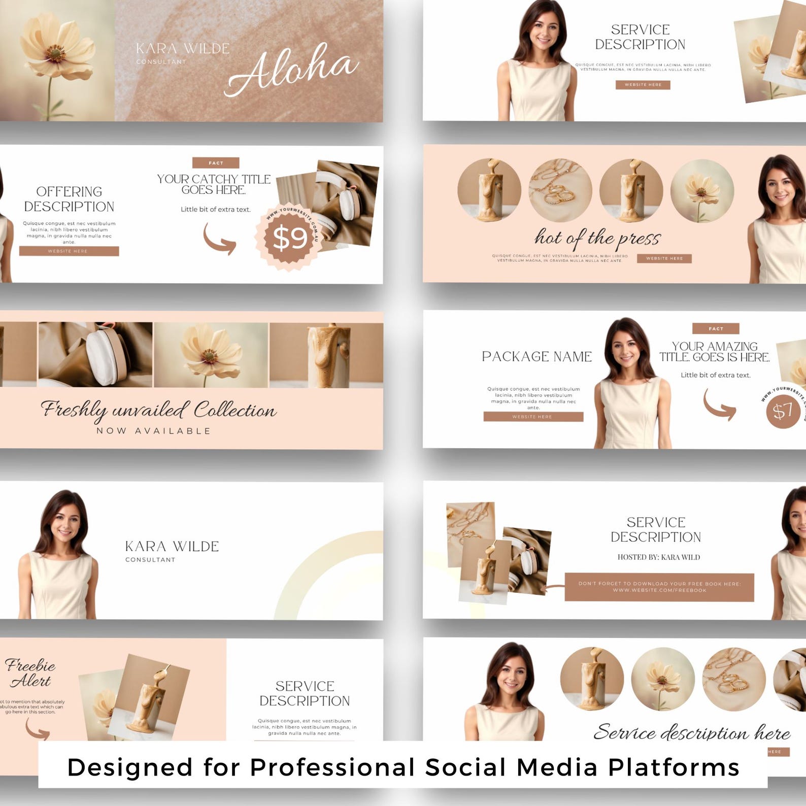 Professional Banners, Professional Platforms Template, Canva Template ...