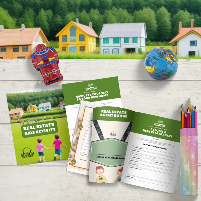 Real Estate Kids Activity Book Budgeting for Kids Pretend to Be an ...