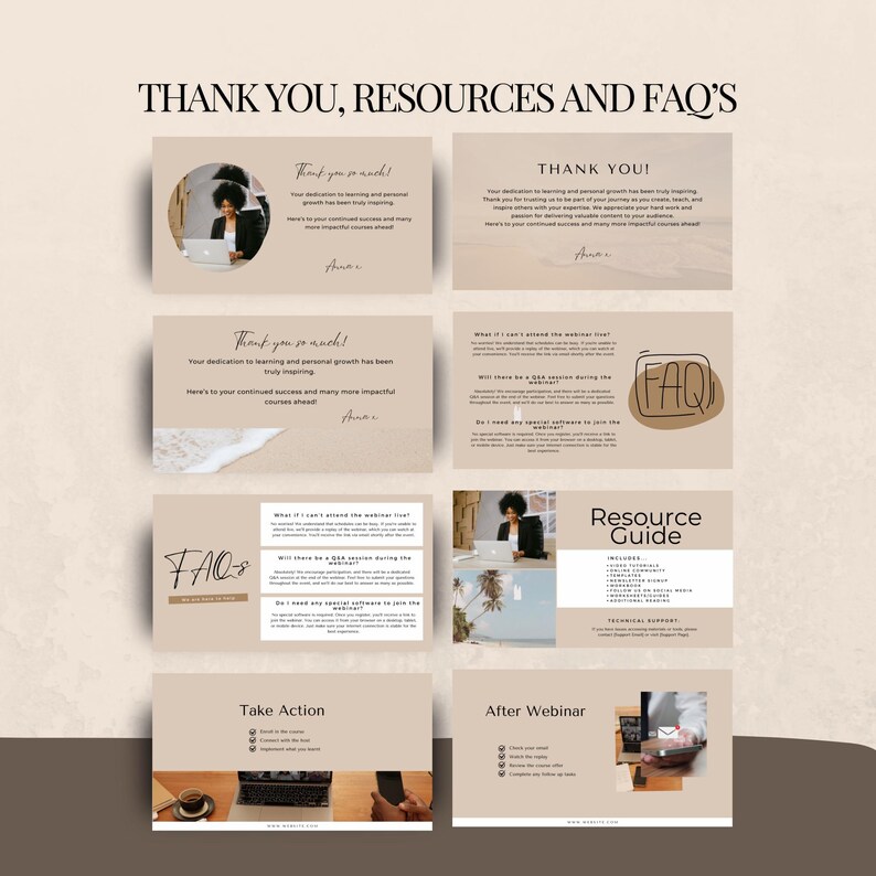 Webinar Presentation Slidedeck, Online Course Slides, Webinar Slides ...