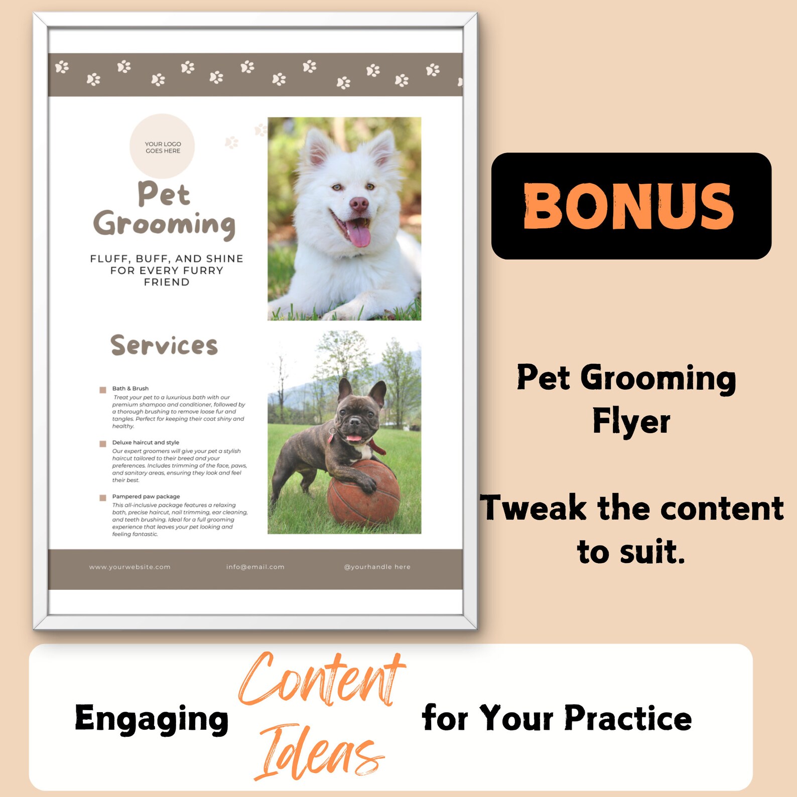 60 Pet Grooming Instagram Posts, Instagram Story Templates, Groomer ...