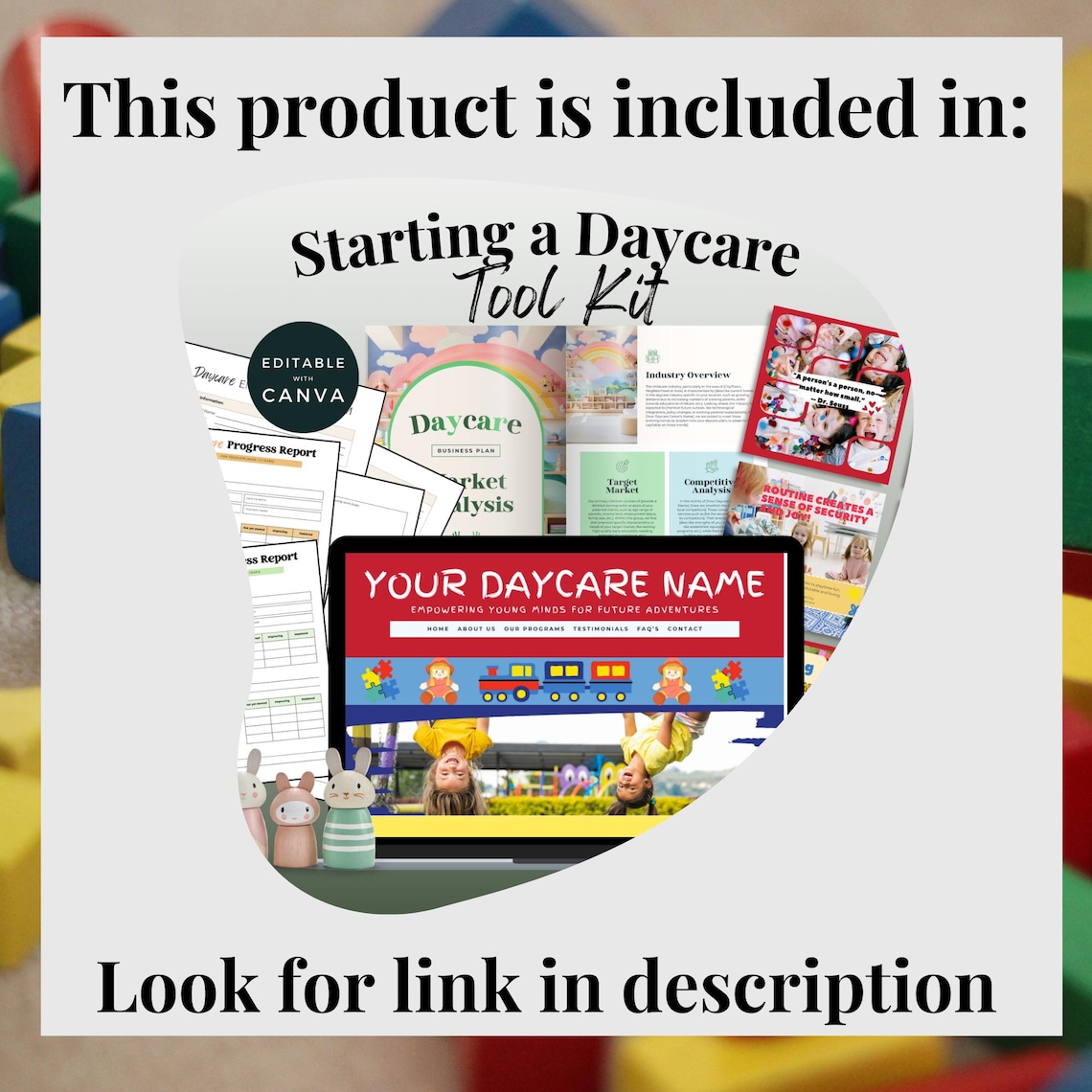 Daycare Enrollment Form | Canva Childcare Forms | Childcare Intake Form ...