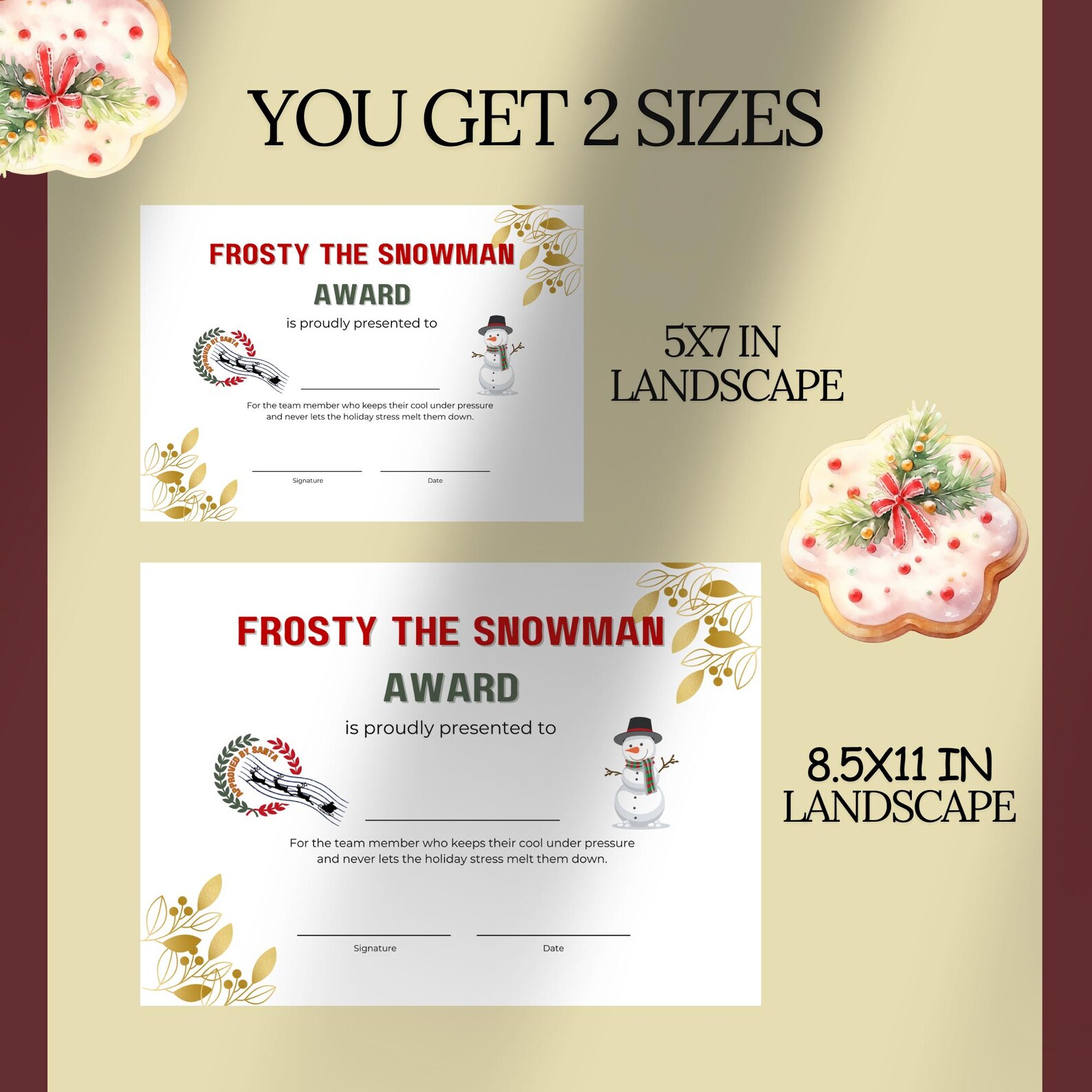 Funny Employee Christmas Awards, Employee Appreciation, Funny Work ...