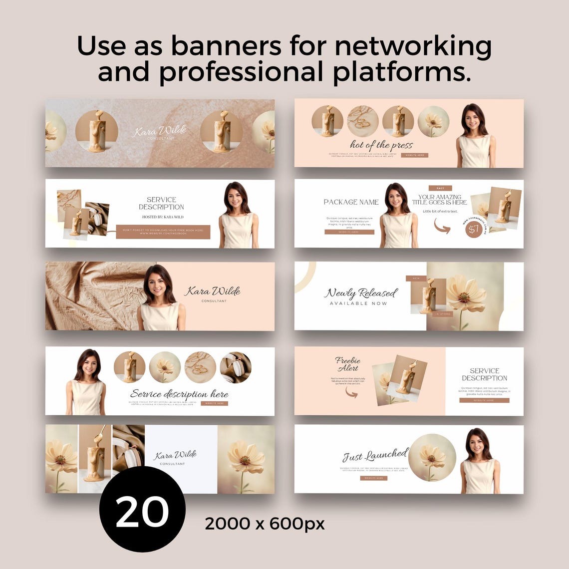 Professional Banners, Professional Platforms Template, Canva Template ...