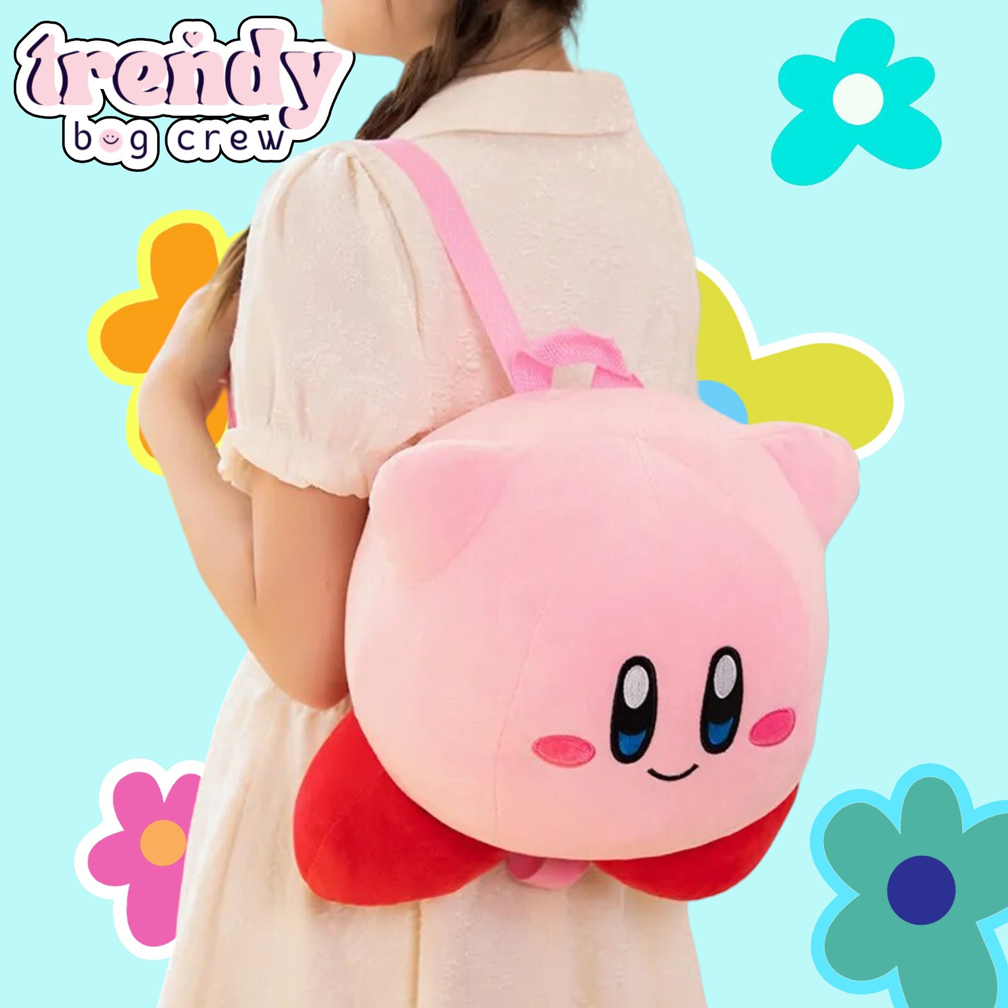 Pokemon Kirby Bag Kirby Plush Bag Kirby Y2K Backpack - Etsy