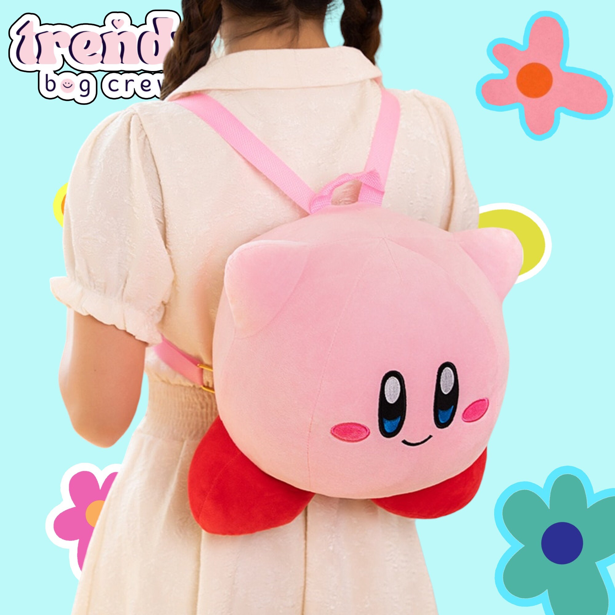 Pokemon Kirby Bag Kirby Plush Bag Kirby Y2K Backpack - Etsy