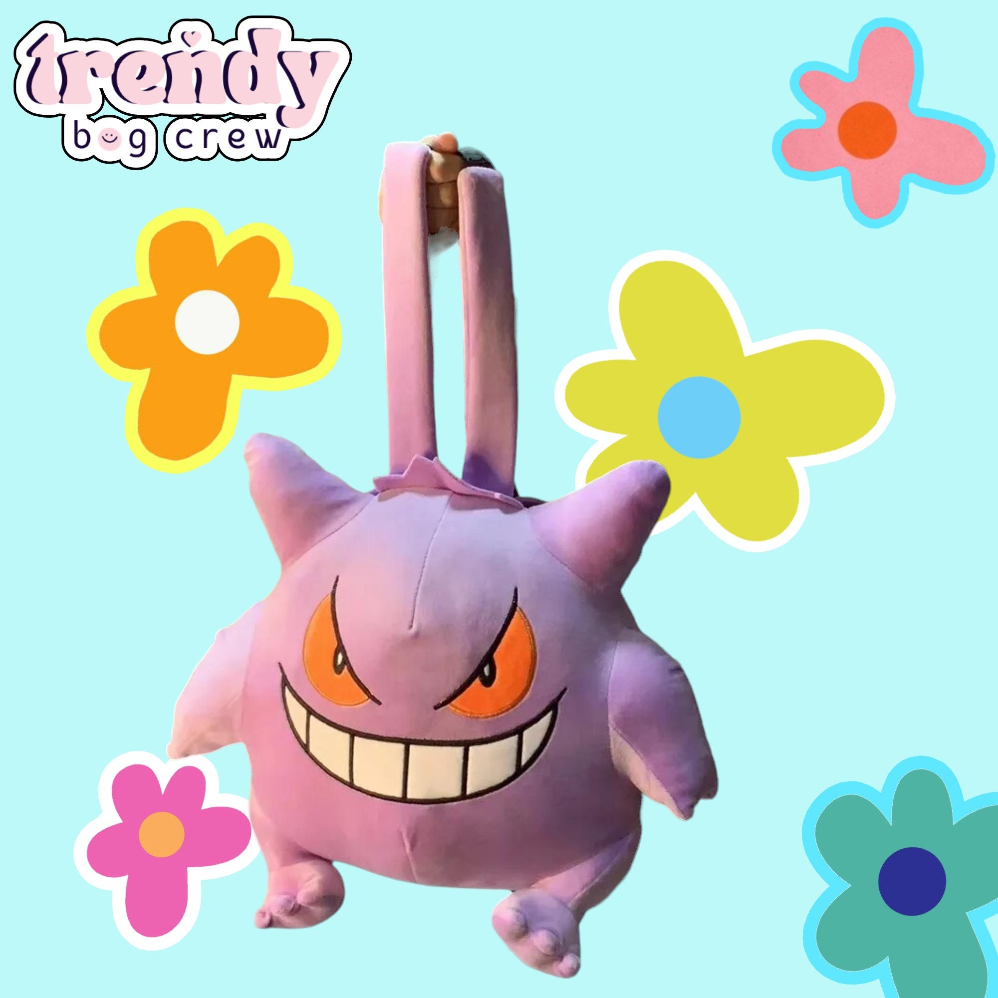 Gengar Bag, Gengar Pokemon Bag, Y2K Gengar Bag, Kawaii Gengar Backpack ...