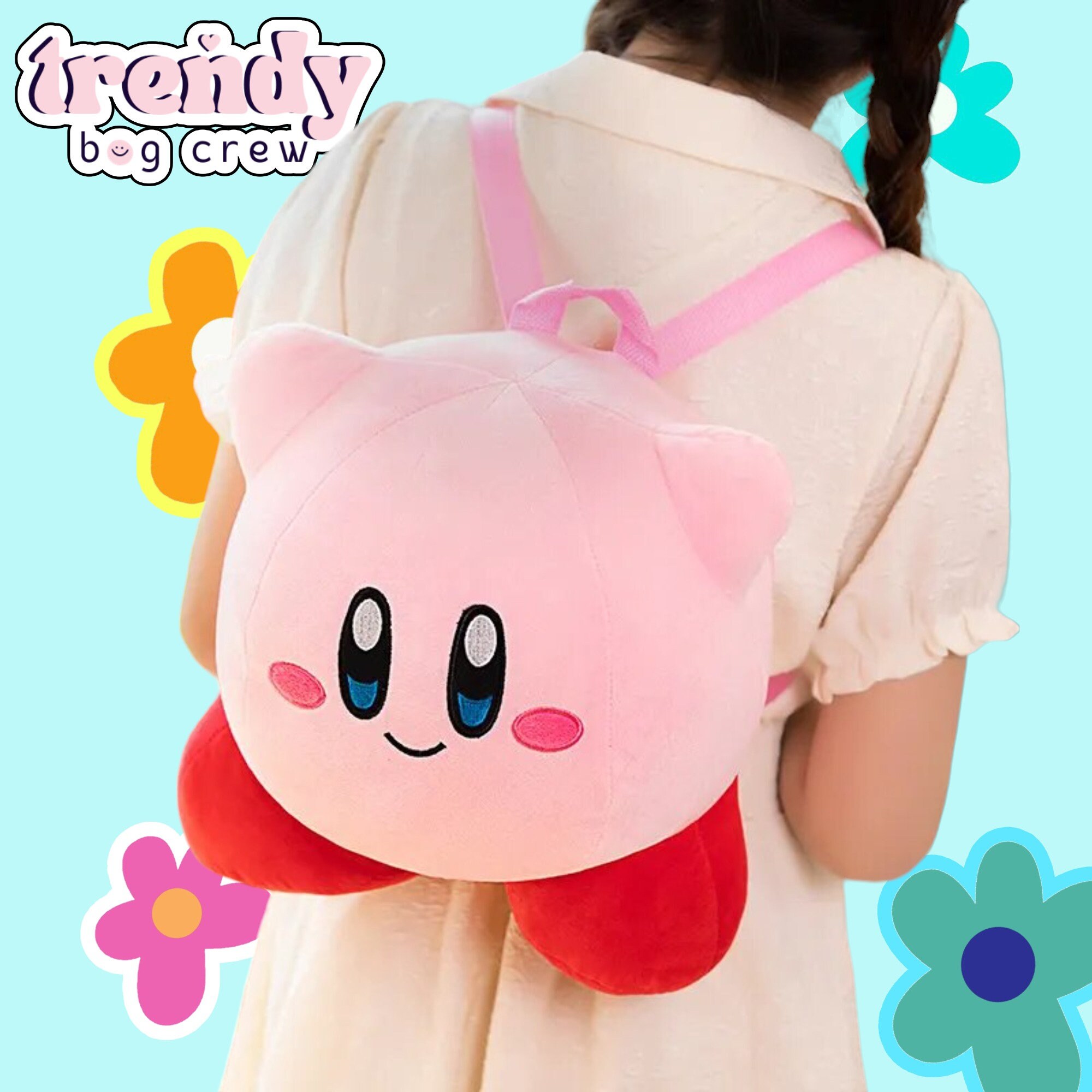 Pokemon Kirby Bag Kirby Plush Bag Kirby Y2K Backpack - Etsy