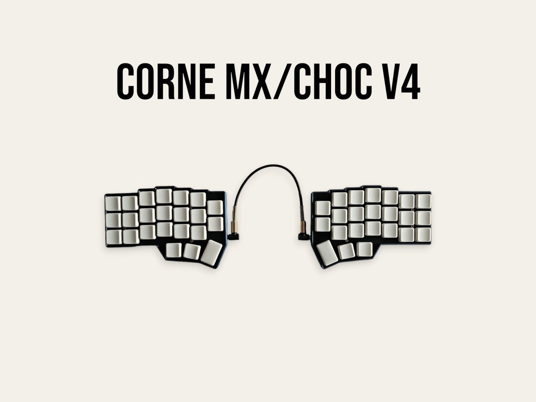 Ready to Use: Corne Mx/kailh Choc V4 Fully Assembled Split Ergonomic ...