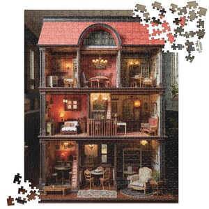 Dollhouse Miniature Bliss Jigsaw Puzzle ( 252 or 500-piece) - Etsy