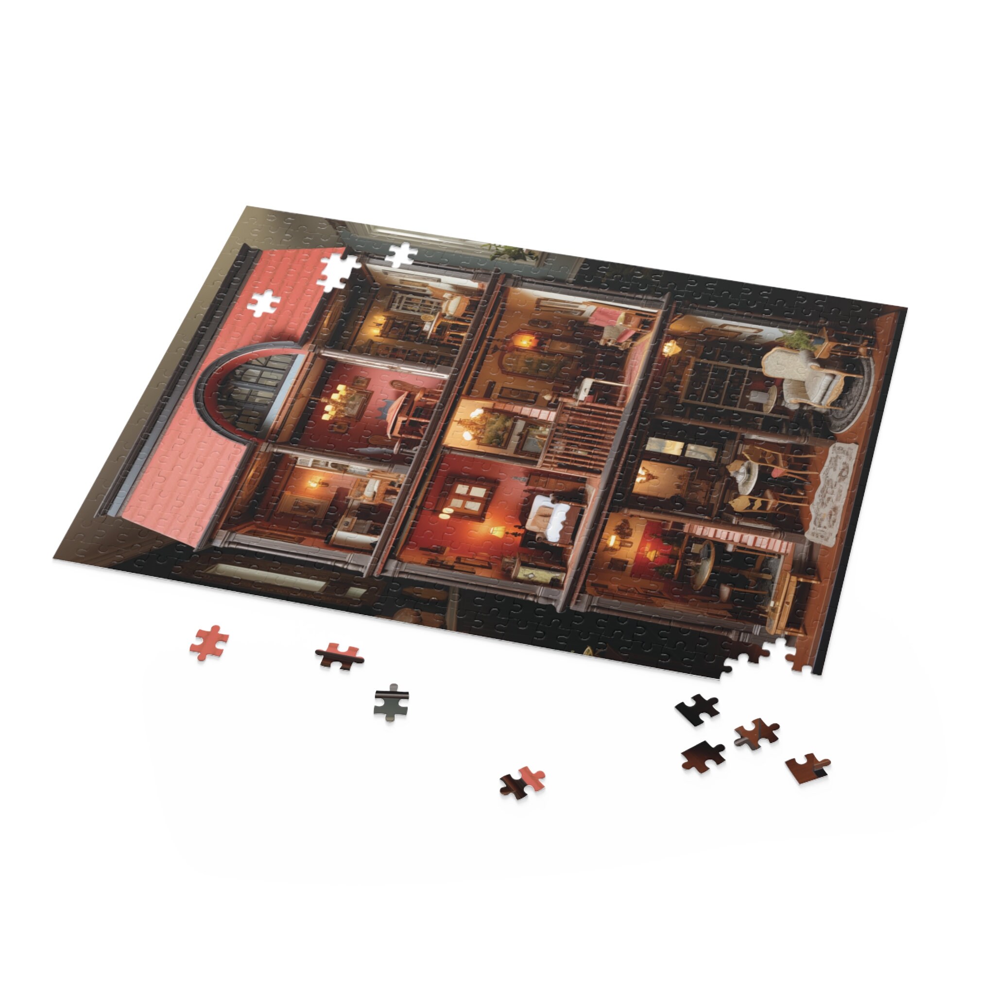 Dollhouse Miniature Bliss Jigsaw Puzzle ( 252 or 500-piece) - Etsy