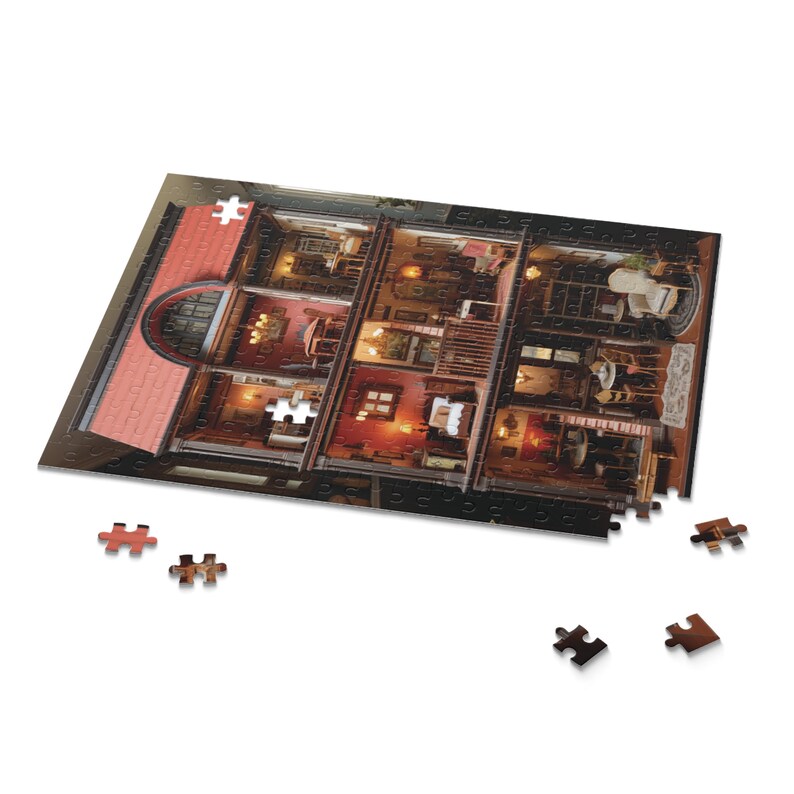 Dollhouse Miniature Bliss Jigsaw Puzzle ( 252 or 500-piece) - Etsy