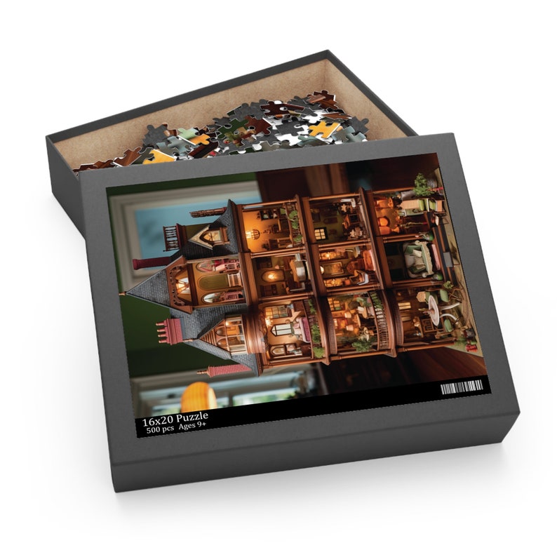 Dollhouse Treasure Jigsaw Puzzle ( 252 or 500-piece) - Etsy