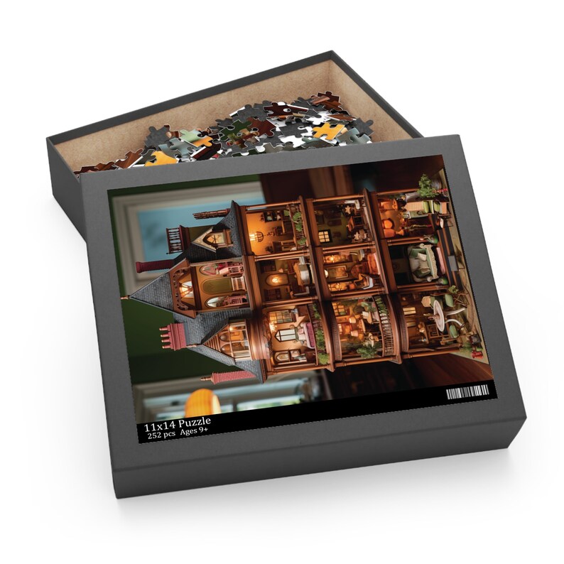 Dollhouse Treasure Jigsaw Puzzle ( 252 or 500-piece) - Etsy