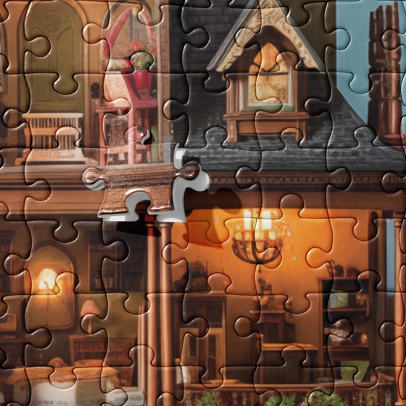 Dollhouse Treasure Jigsaw Puzzle ( 252 or 500-piece) - Etsy