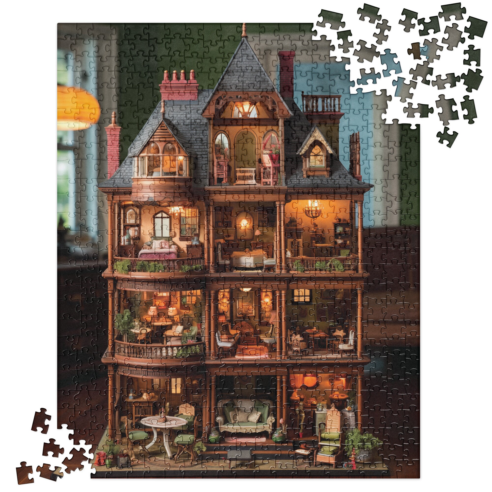 Dollhouse Treasure Jigsaw Puzzle ( 252 or 500-piece) - Etsy