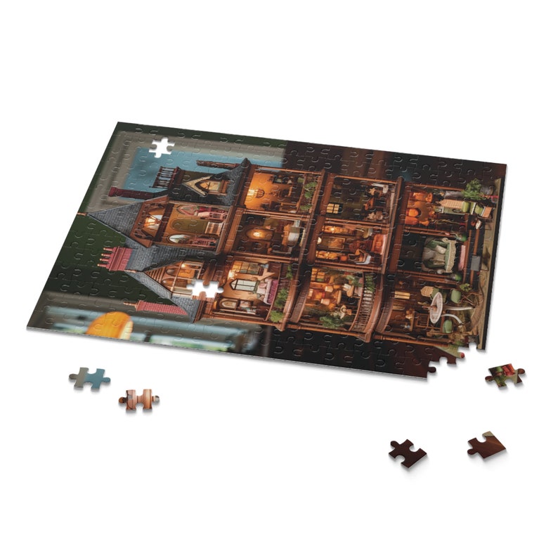 Dollhouse Treasure Jigsaw Puzzle ( 252 or 500-piece) - Etsy