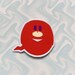 Sonic the Hedgehog & Other Characters Blob Stickers - Etsy