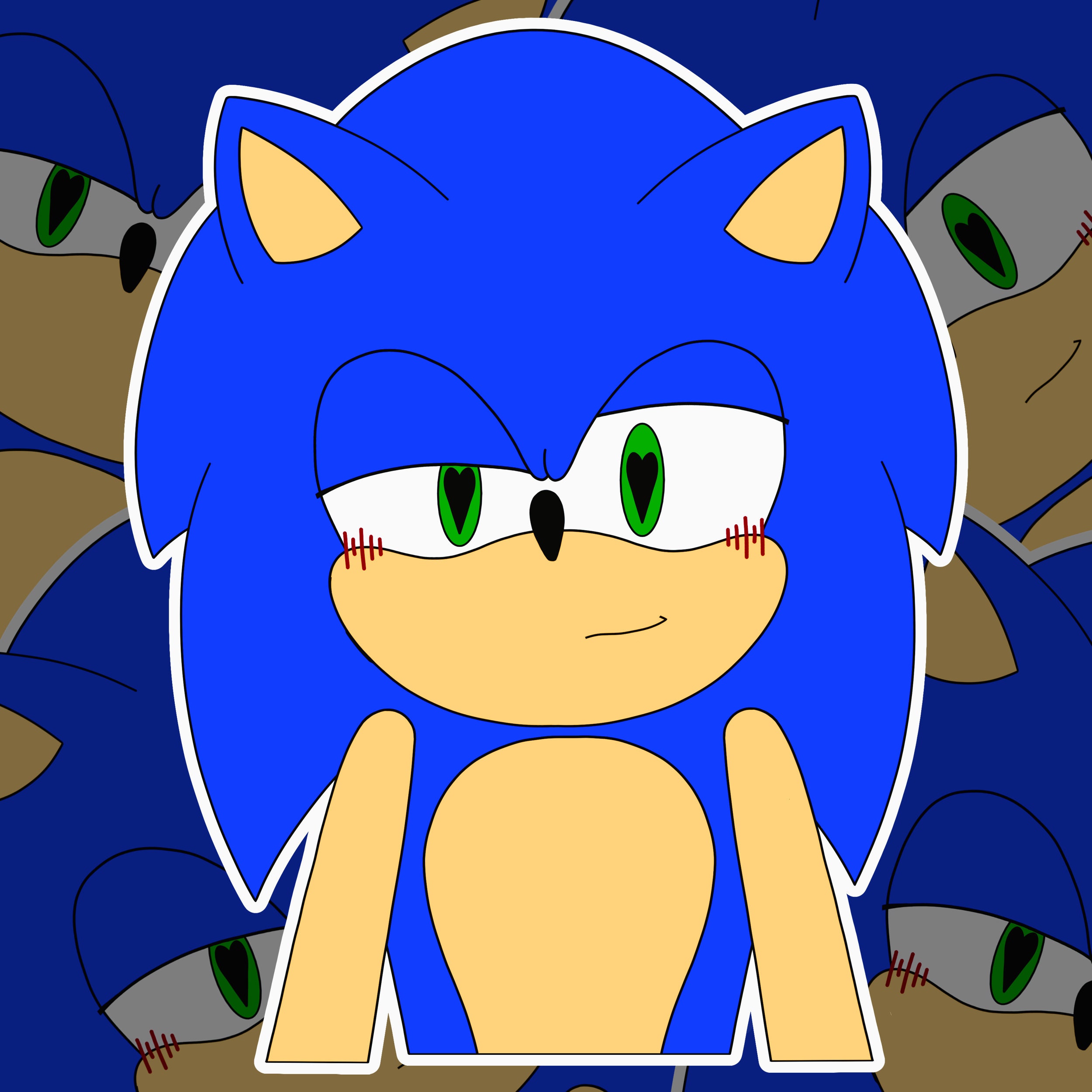 Multiple Sonic the Hedgehog Stickers - Etsy