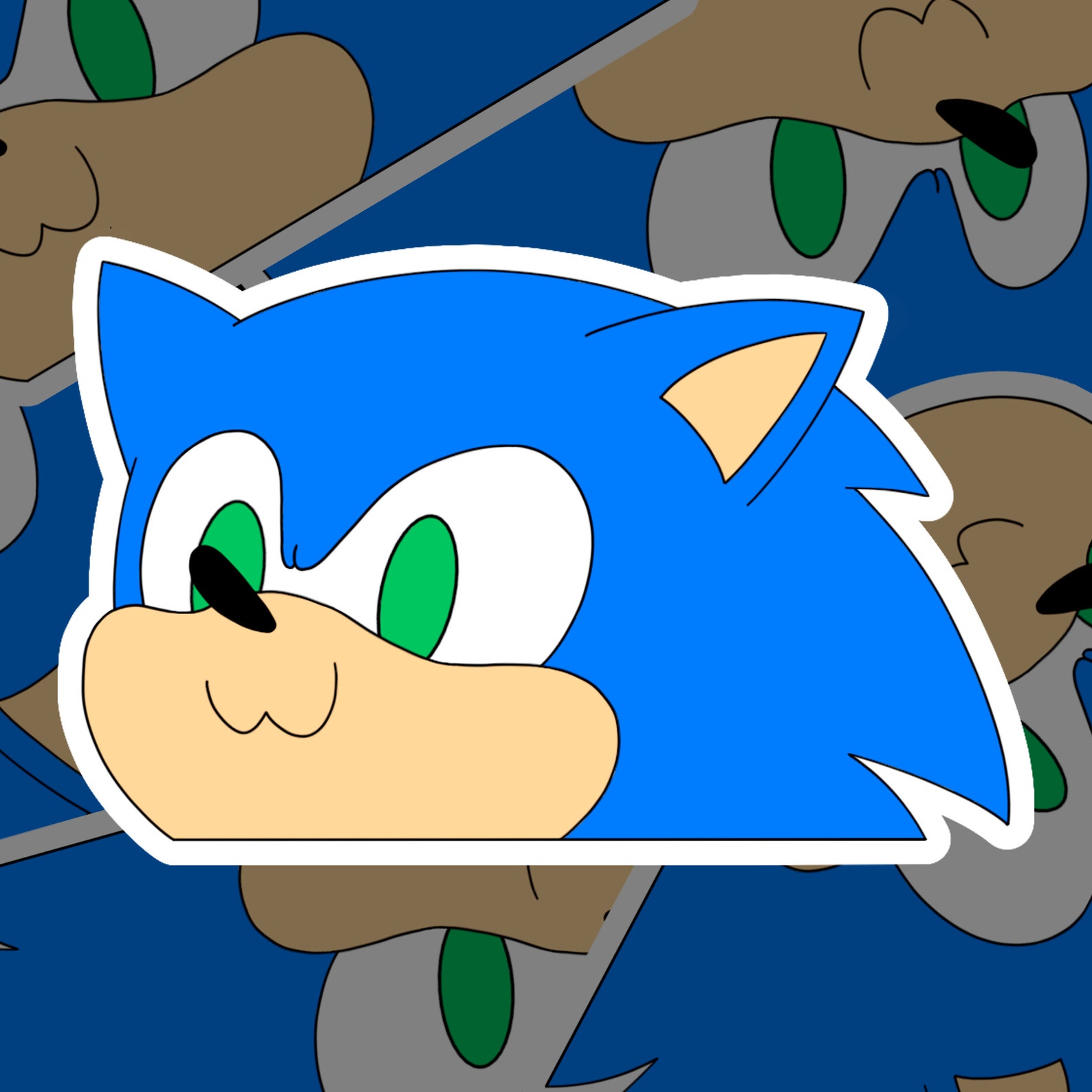 Multiple Sonic the Hedgehog Stickers - Etsy
