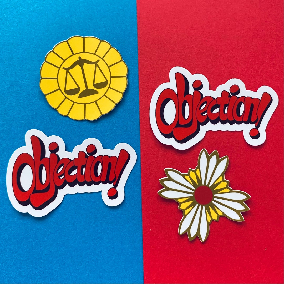 Ace Attorney Stickers - Etsy