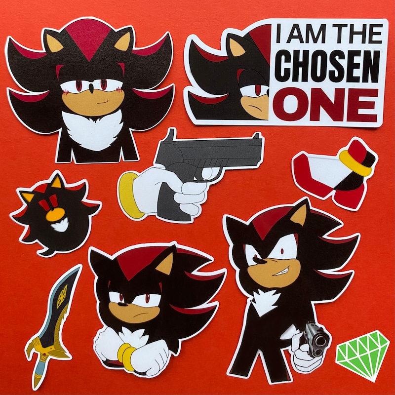 Shadow the Hedgehog Air Shoes - Etsy